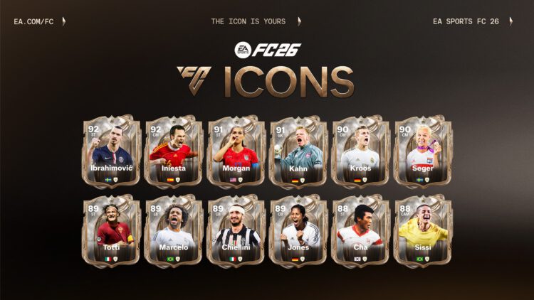 EA Sports FC 26 - Neue ICONs vorgestellt – mit Zlatan, Kahn und Totti ...