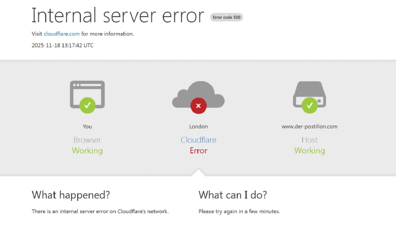 Cloudflare - Globaler Ausfall legt zahlreiche Websites lahm - MotekGames.de